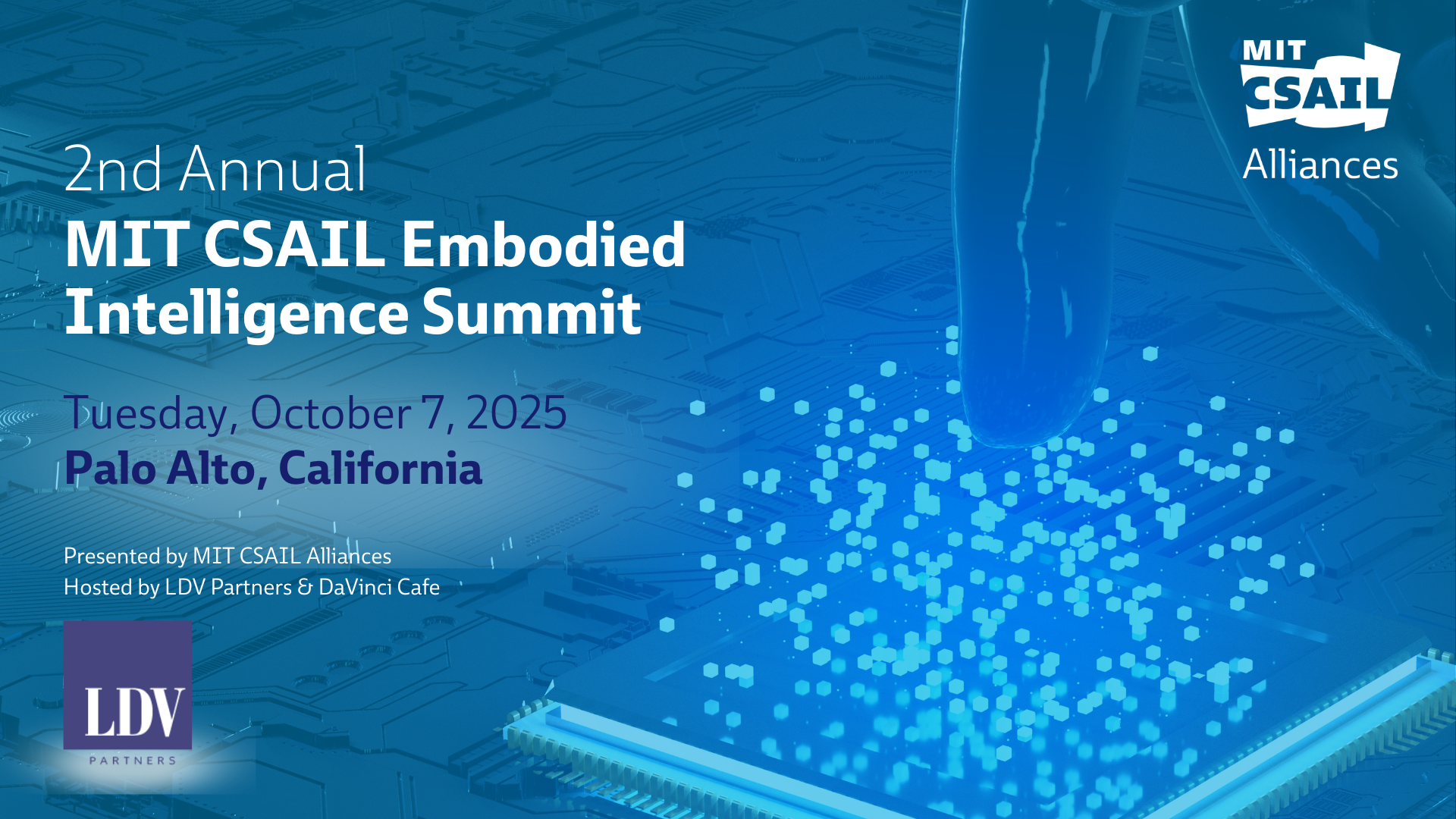 MIT CSAIL Embodied Intelligence Summit | CSAIL Alliances